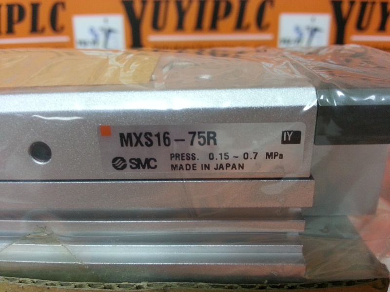 SMC MXS16-75R Pneumatic Table Slide - PLC DCS SERVO Control MOTOR POWER SUPPLY IPC ROBOT